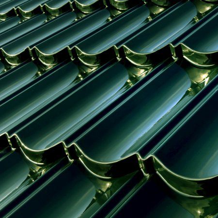 Decra Elegance High Gloss Metal Lightweight Roofing Tile - Green ...