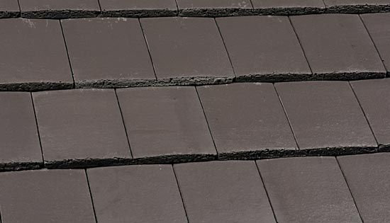 Marley Ashmore Interlocking Duo Plain Roof Tile - Smooth Brown ...