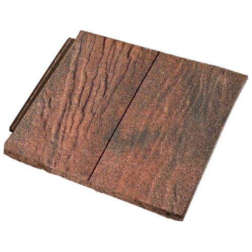 Forticrete Gemini Interlocking Plain Tiles - Sandfaced Ember Blend ...