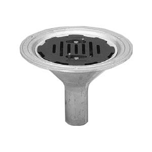 ACO 75mm Vertical Spigot Rainwater Outlet - Flat Grate | Roofing ...