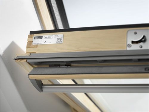 VELUX GGL MK04 3070 Pine Centre Pivot Window Laminated - 78cm x 98cm ...