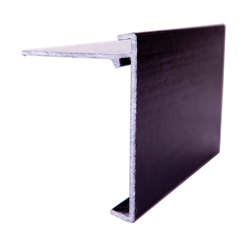 GRP Felt Trim Type 4 (Black) - 100mm Face 65mm Leg 2.5m Long | Roofing ...