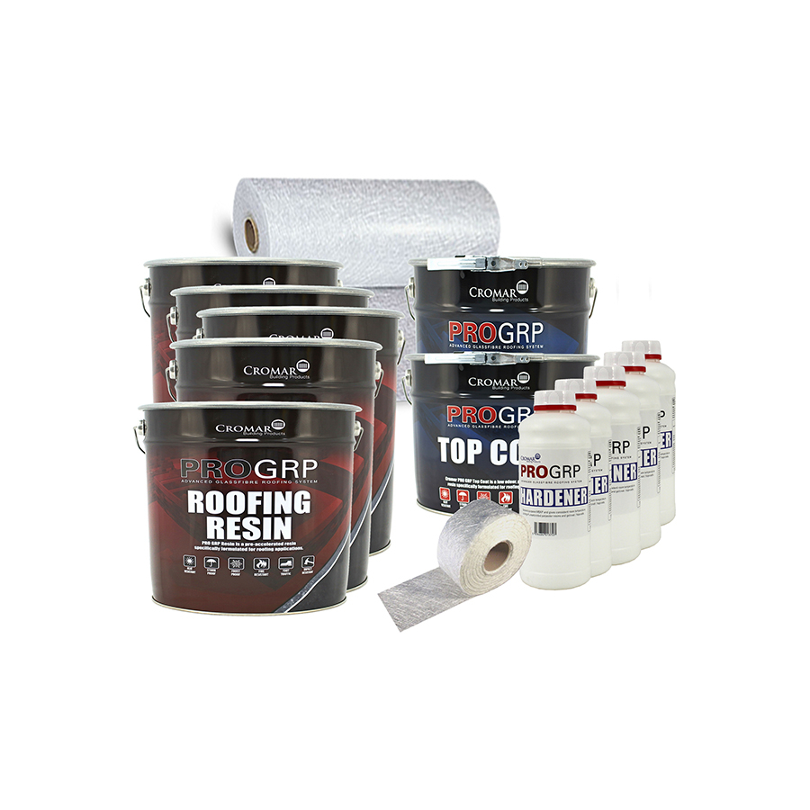 Cromar ProGRP Fibreglass Roofing Kit With Tools - 60m2 | Roofing ...