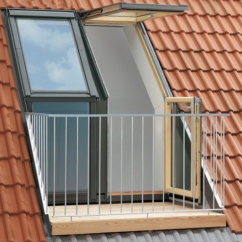 VELUX GEL M08 2065 White Painted Terrace Upper - 78cm x 136cm | Roofing ...