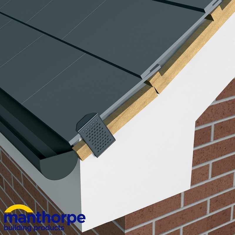 Manthorpe Linear Dry Verge Fixing Clip - Pack of 2 | Roofing Superstore
