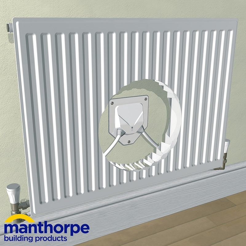 Manthorpe White Face Fix Radiator Pipe Guide & Seal - Pack of 20 ...