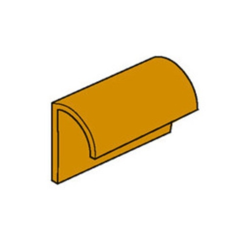 Redland Concrete Plain Half Round Monoridge Tile - Slate Grey | Roofing ...