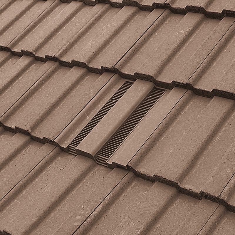 Hambleside Danelaw Castellated Flush Fit Roof Tile Vent - Brown ...