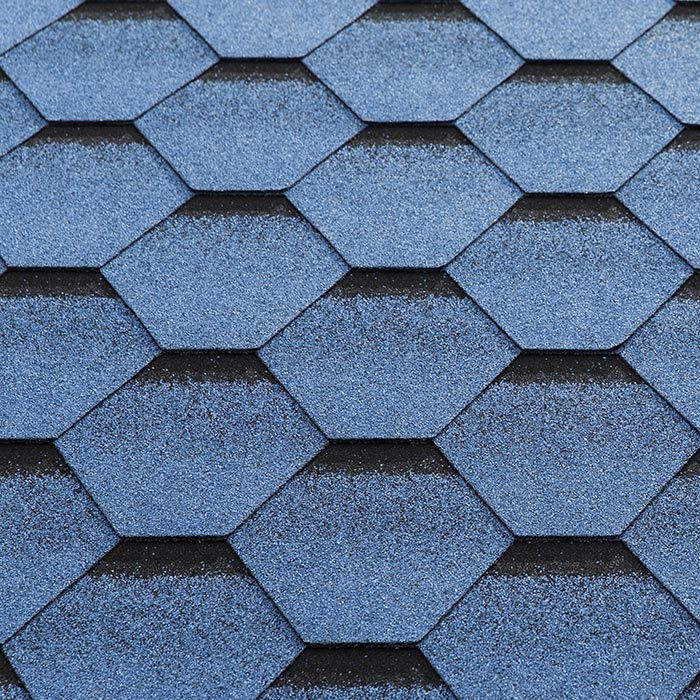 Katepal Super Katrilli Hexagonal Felt Roofing Shingles 3m2 - Blue ...