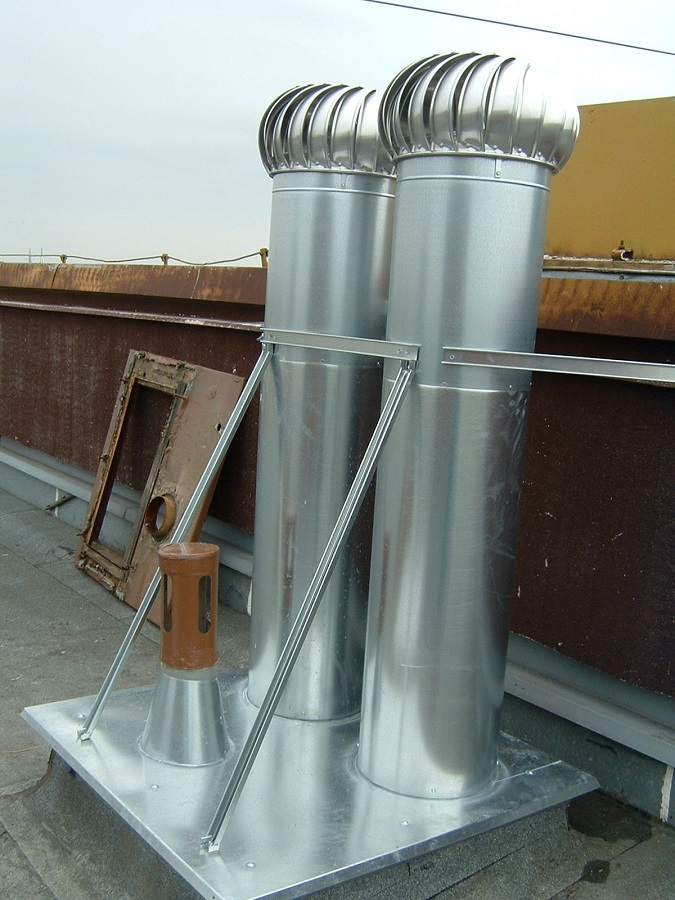 Lomanco Vent Turbine 8'' Extension Pipe 100cm | Roofing Superstore