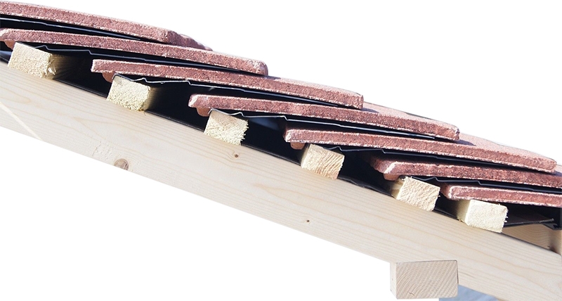 Permavent Plain Easy Weatherproof Tray for Plain Tiles - 1.237m Length ...