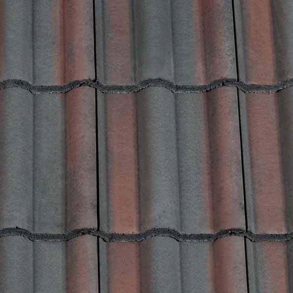 Redland 50 Double Roman Concrete Interlocking Tile - Breckland Black ... Redland 50 Double Roman Concrete Interlocking Tile - Breckland Black ...