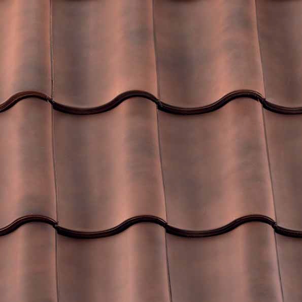 Redland Cathedral Clay Roof Pantile Smooth - Brindle | Roofing Superstore®