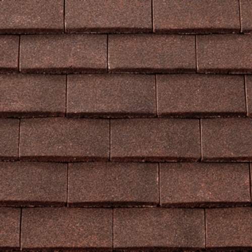 Redland Concrete Plain Roof Tile Sanded Finish - Natural Red | Roofing ...