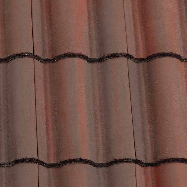 Redland Regent Concrete Profiled Roof Tile Breckland Brown - Pallet of ...
