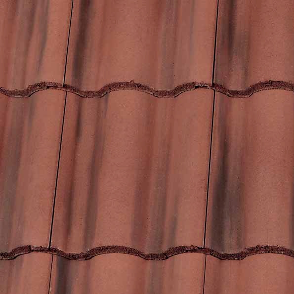 Redland Regent Concrete Profiled Roof Tile Farmhouse Red - Pallet of ...