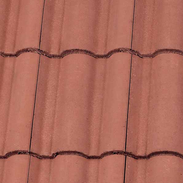 Redland Regent Concrete Profiled Roof Tile Terracotta - Pallet of 252 ...
