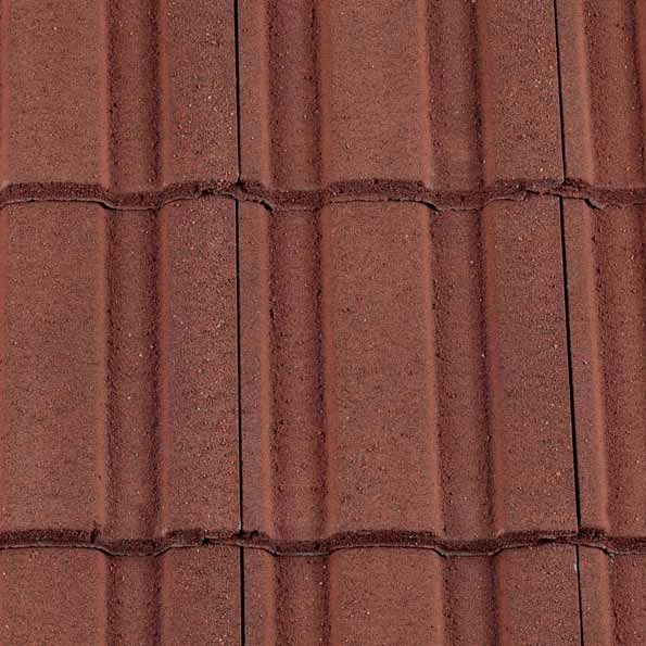 Redland Renown Concrete Profiled Roof Tile Antique Red - Pallet of 240 ...