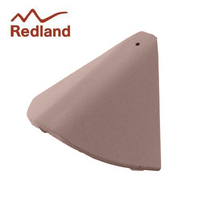 Redland Concrete Plain Universal Bonnet Hip Tile - Brown 02 | Roofing ...