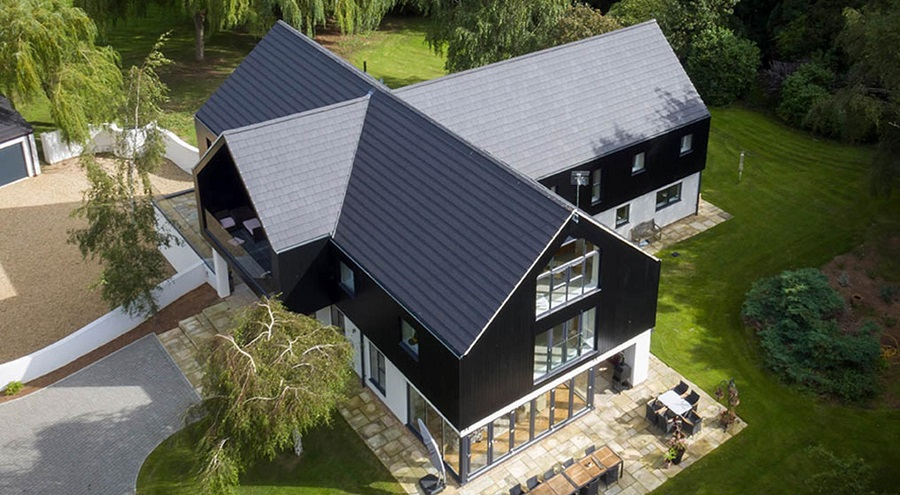 Sandtoft New Rivius Interlocking Clay Roof Tile - Antique Slate ...