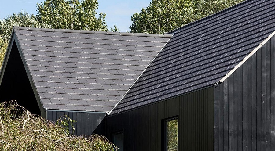 Sandtoft New Rivius Interlocking Clay Roof Tile - Antique Slate ...
