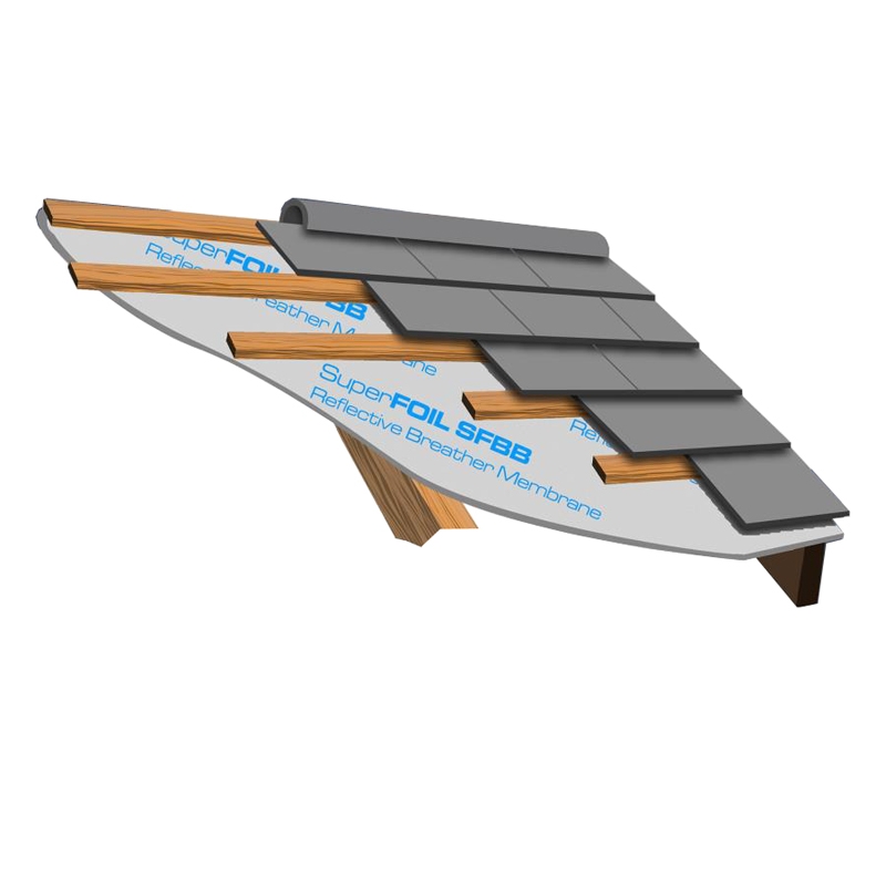 SuperFOIL SFBB Reflective Breather Membrane Roofing Felt - 50m x 1.5m ...