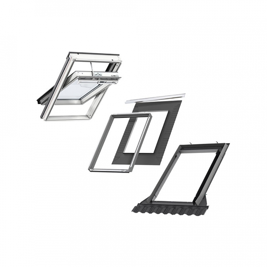 VELUX GGU MK06 S20W03 Triple INTEGRA Roof Window Bundle - 78cm x 118cm ...